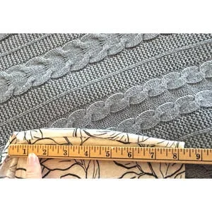 Orvis | Tops | Orvis Large Linen Blend Top Black White Floral Print Cap ...